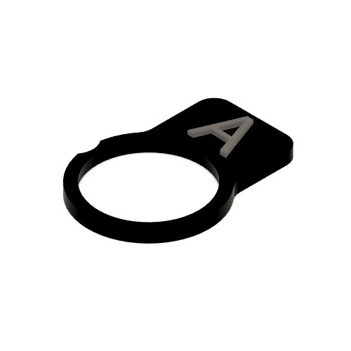 Shure MXW8 Gooseneck Mic ID Tags — Main Street Made